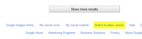 How to get back the old Google image search layout